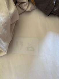 The key card that was in the sheets when we got there