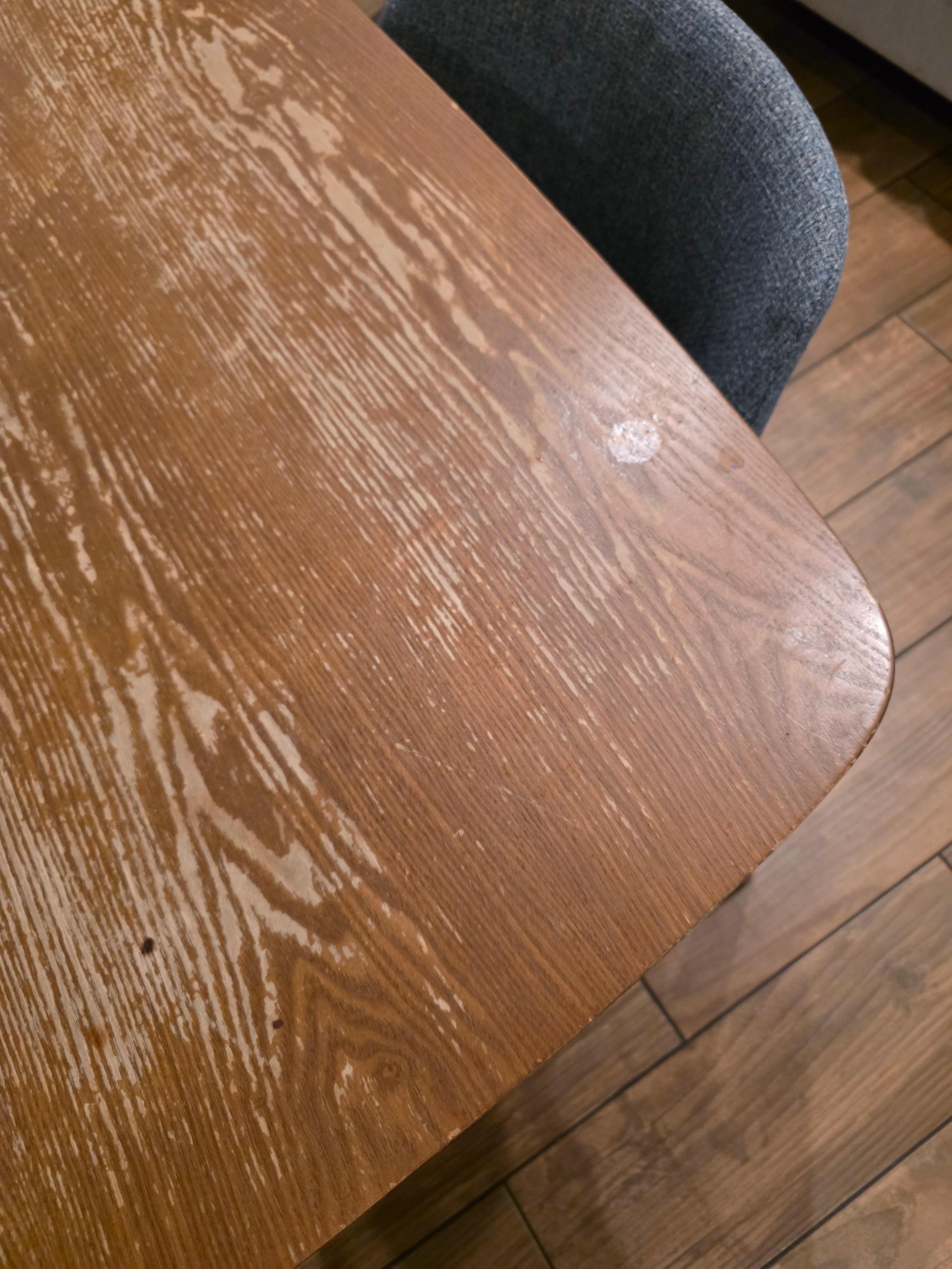 Sticky kitchen table
