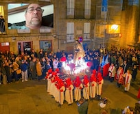 Procesión del Penitente. Foto tomada desde la habitación del hotel