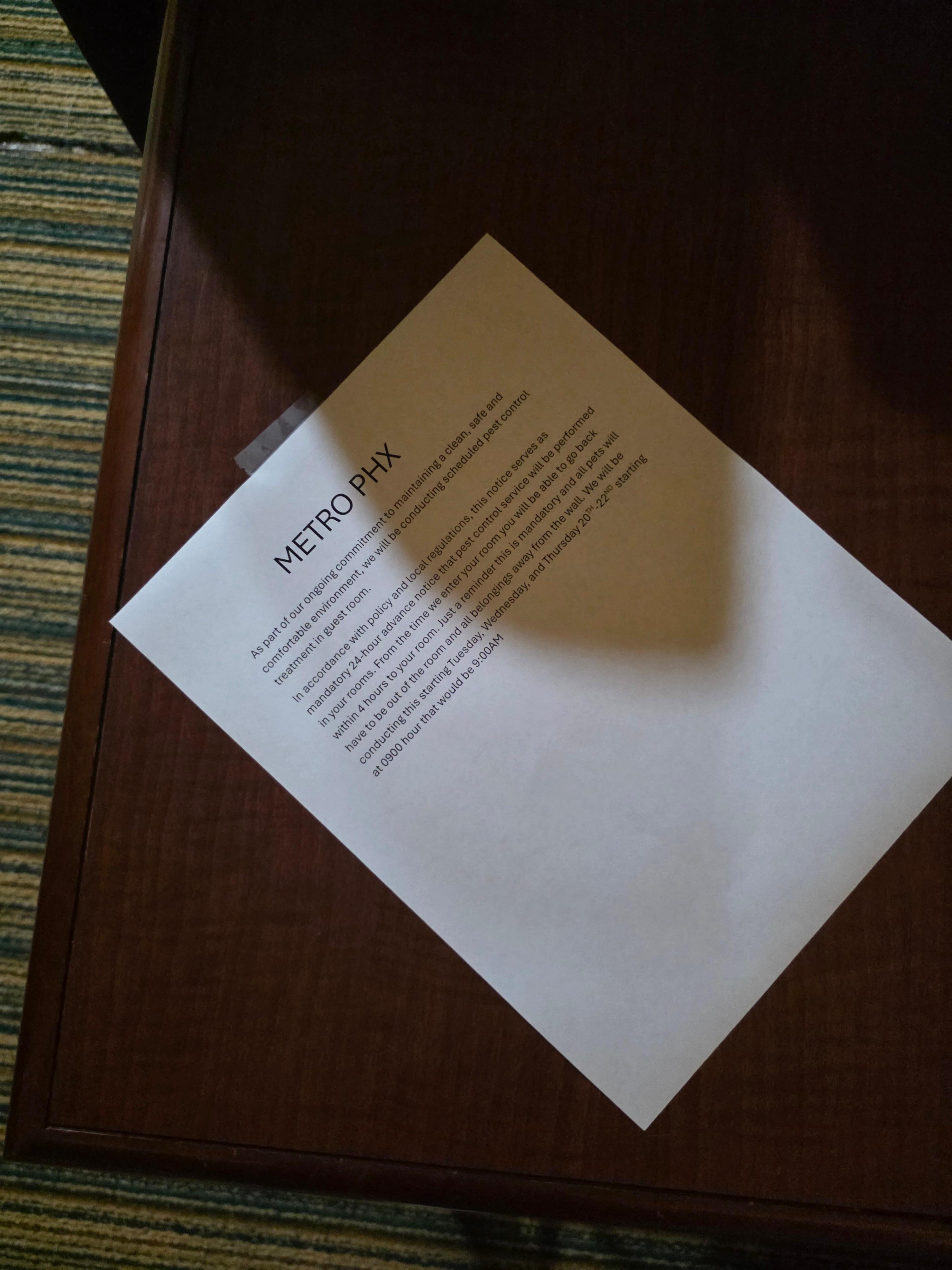 Notice they are dealing with it but still clearly an issue. 