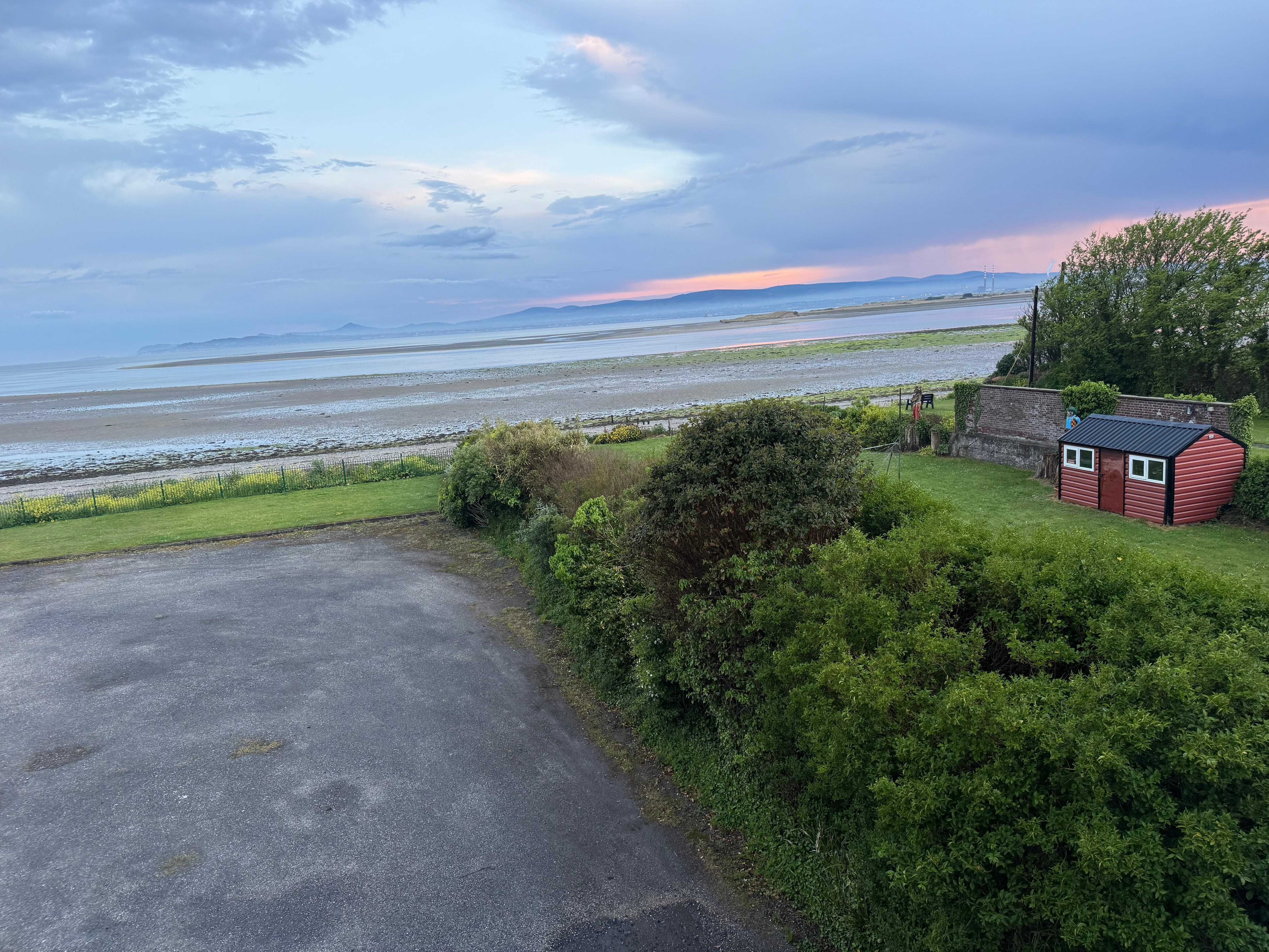 Seaview at sunset