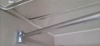 Ceiling tiles and paint coming off