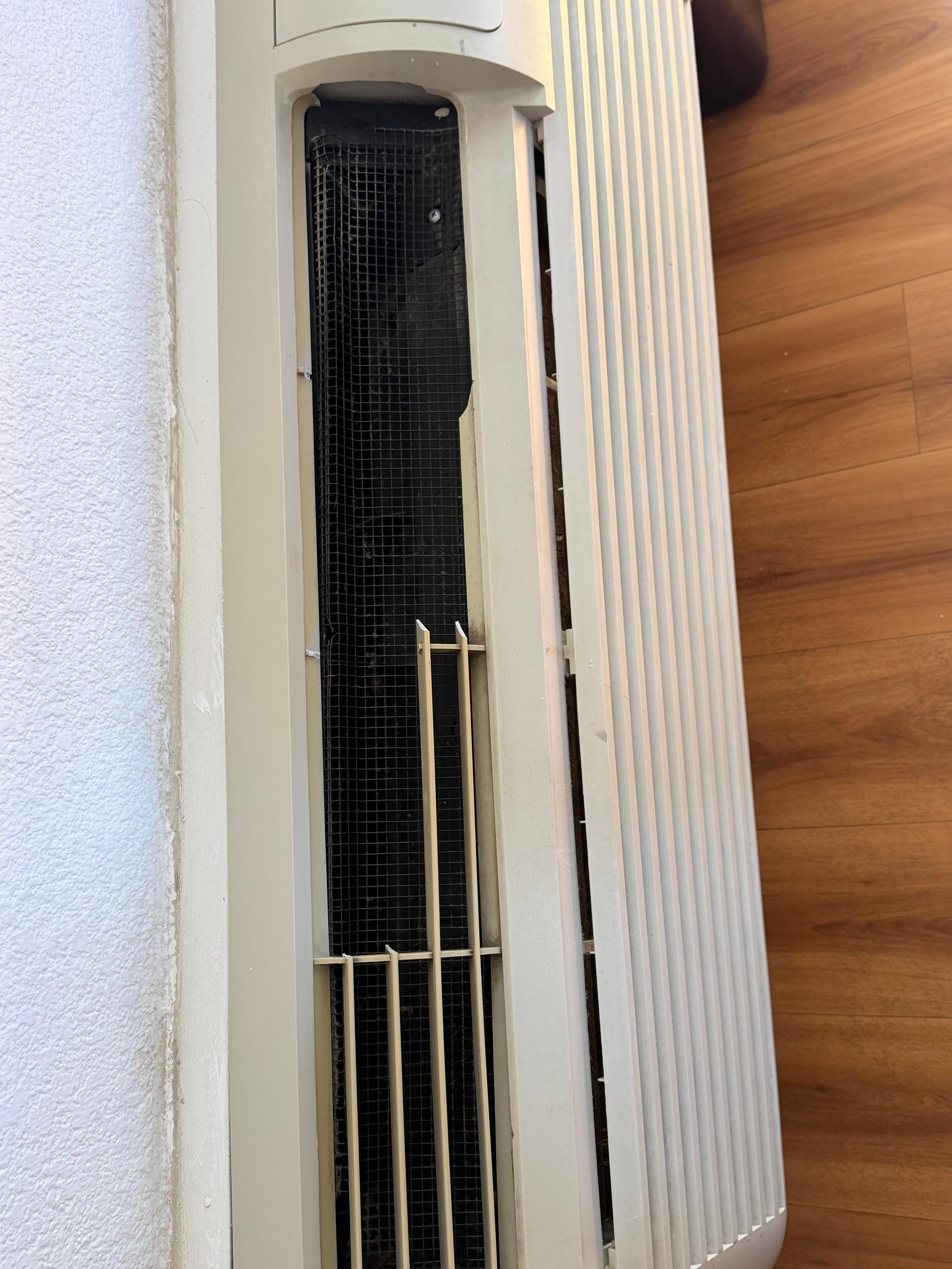 Broken AC unit