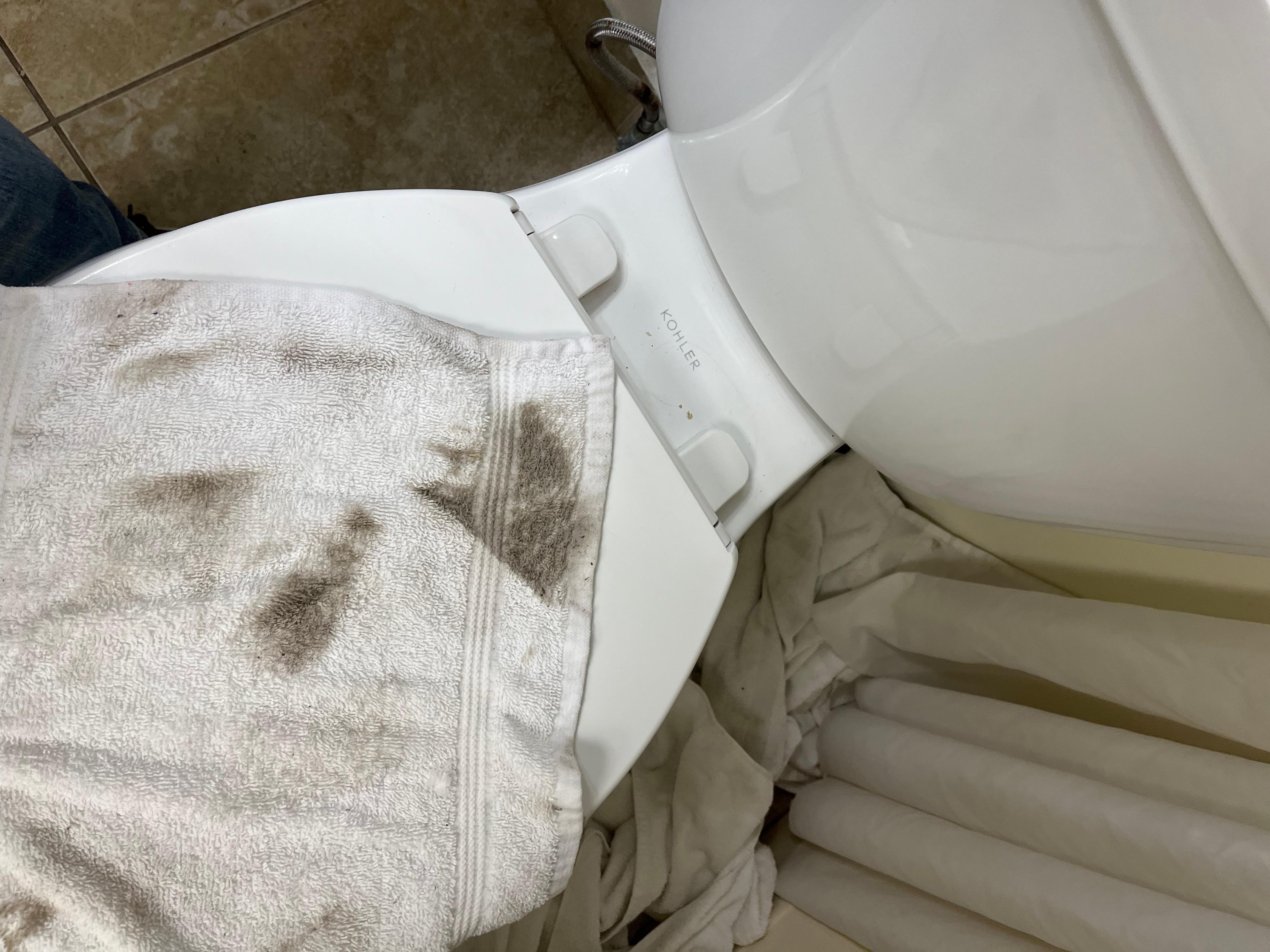 That’s how dirty the floor was