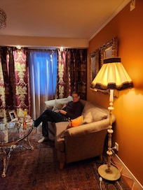 Sviten var snygg, välstädad hade sköna sängar och dessutom egen jacuzzi.