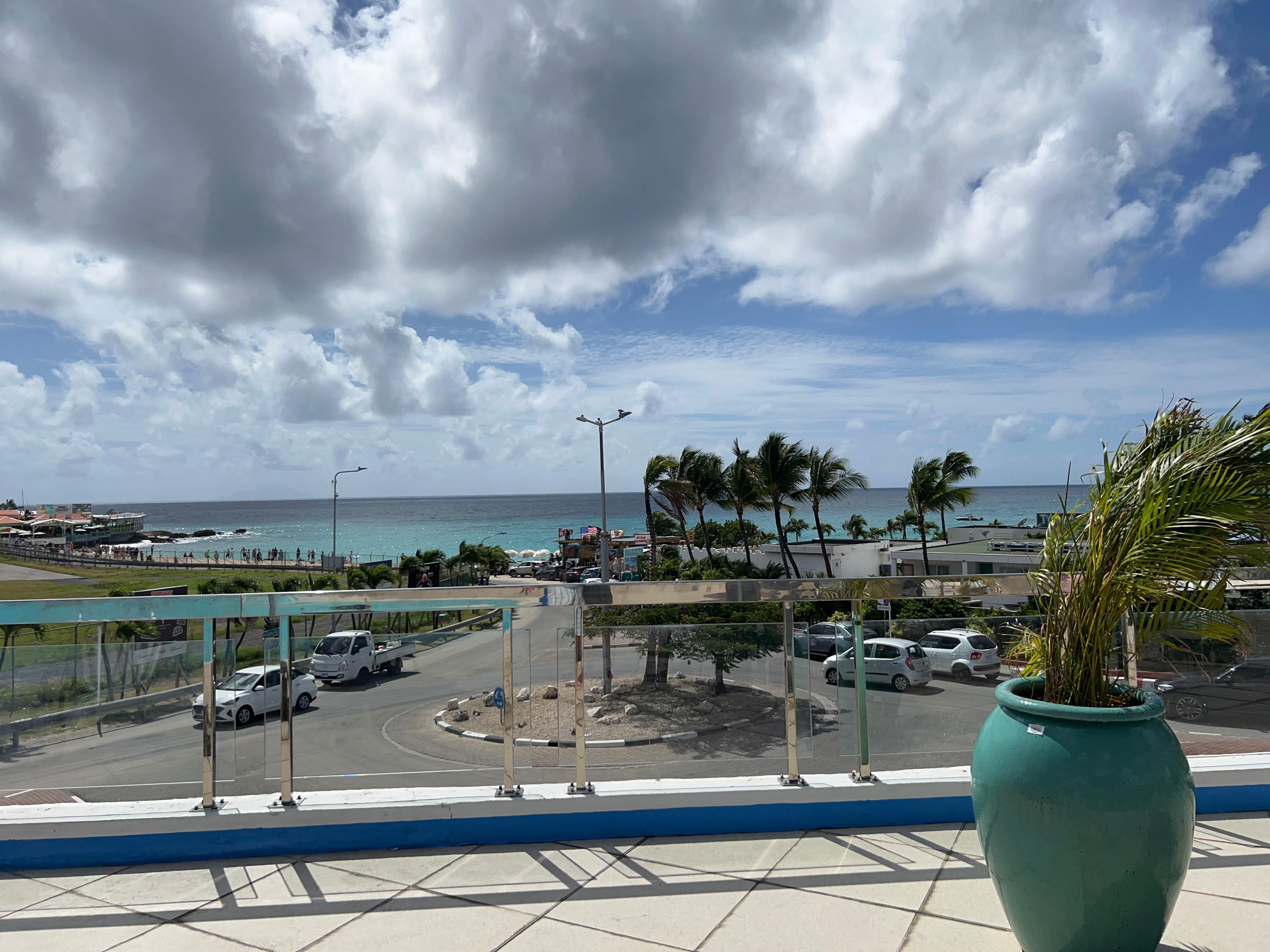 プールからの景色