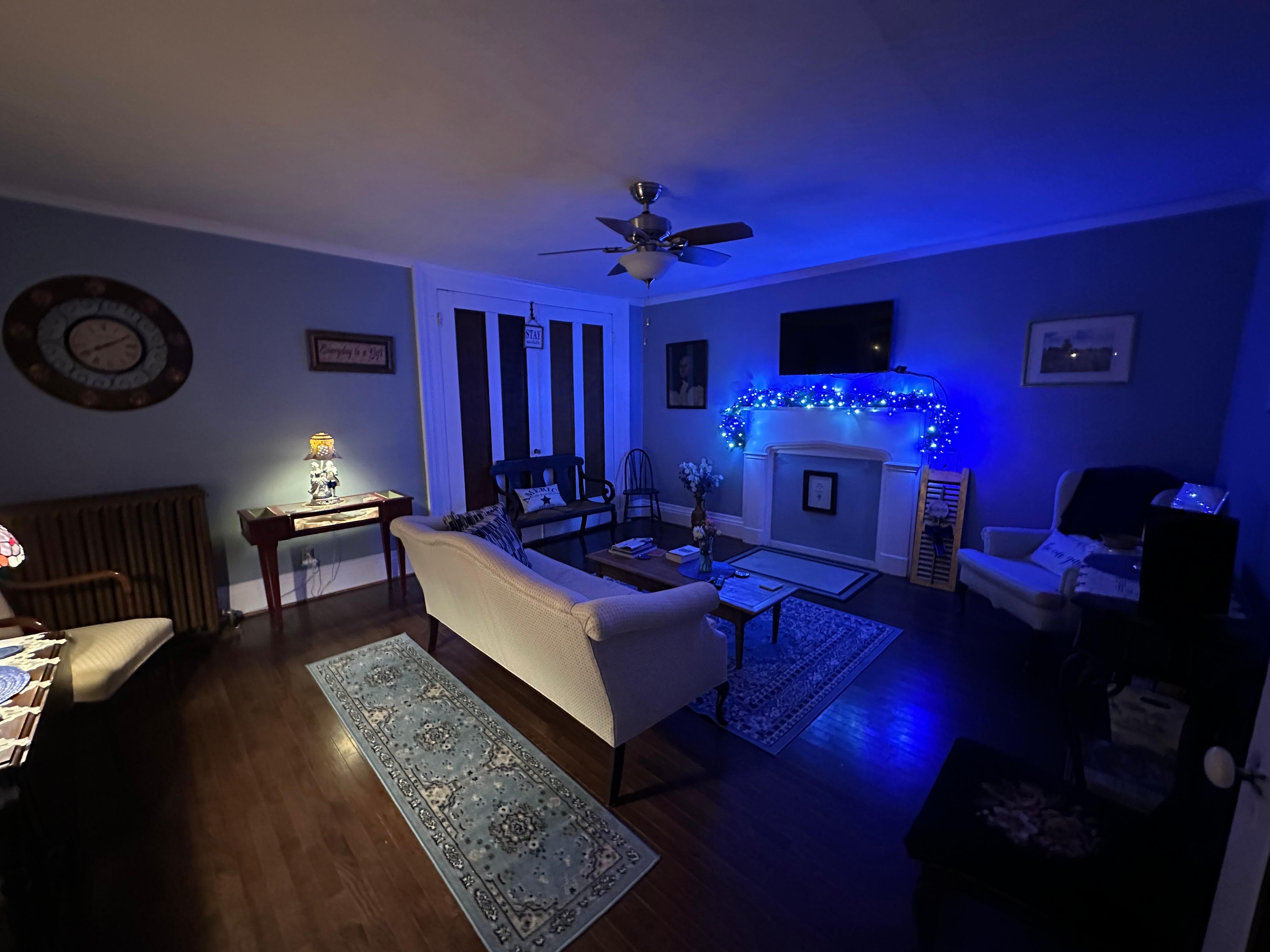 Living area, shared room with TV