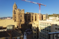 View from the hotel rooftop