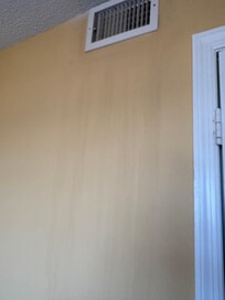 Something running down the wall