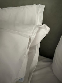Ripped sheets.