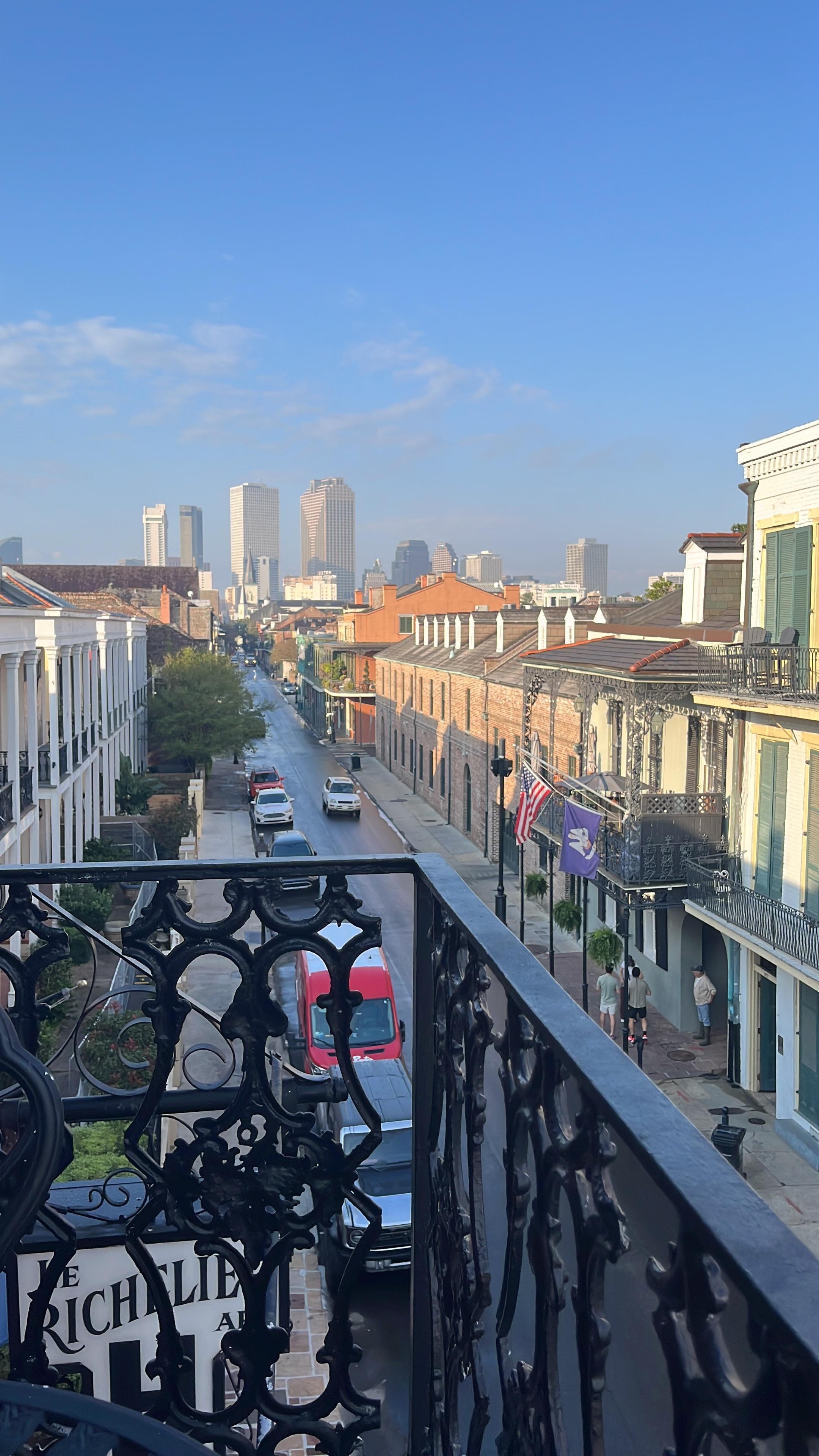 Utsikt fra terrassen min