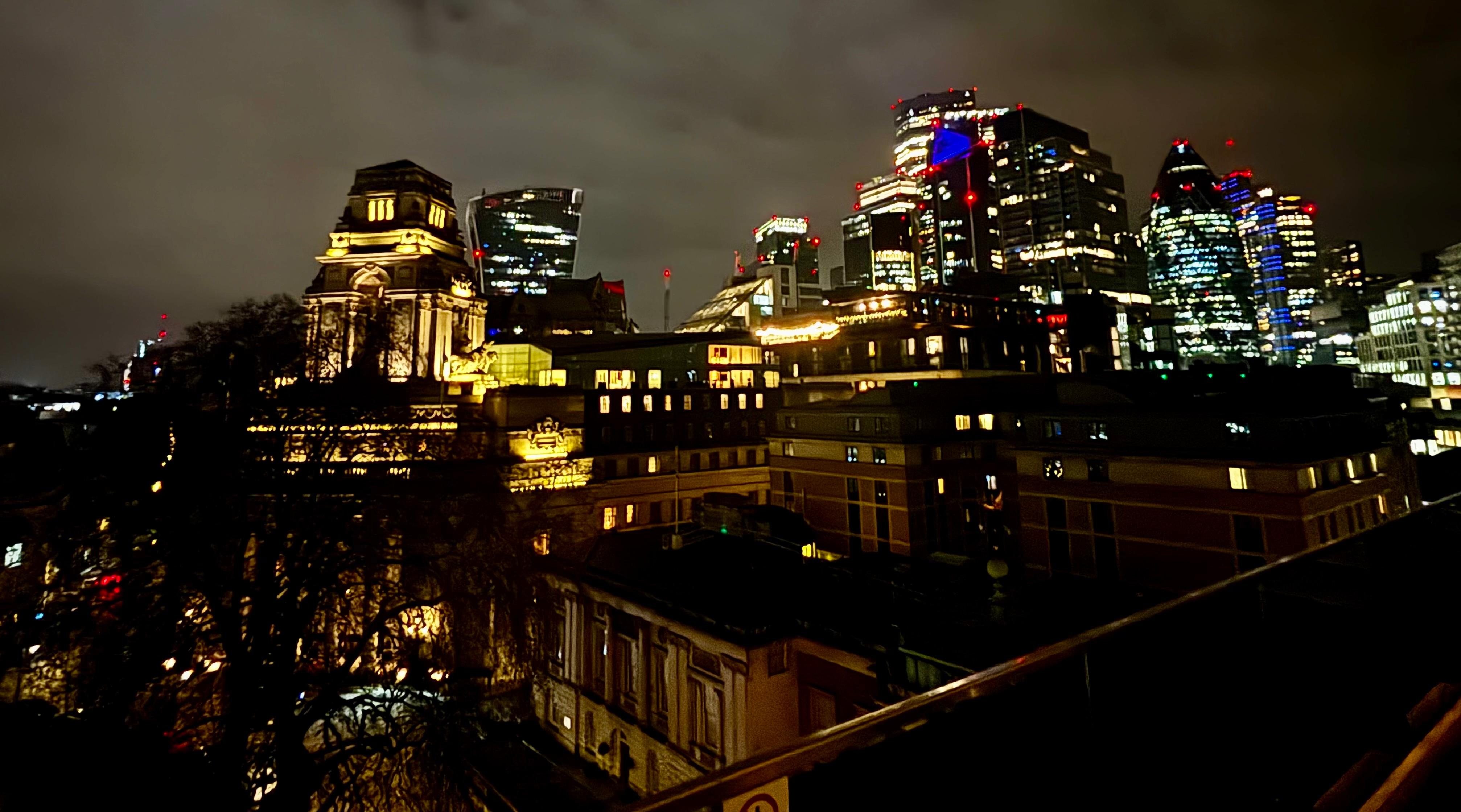 View from the rooftop bar