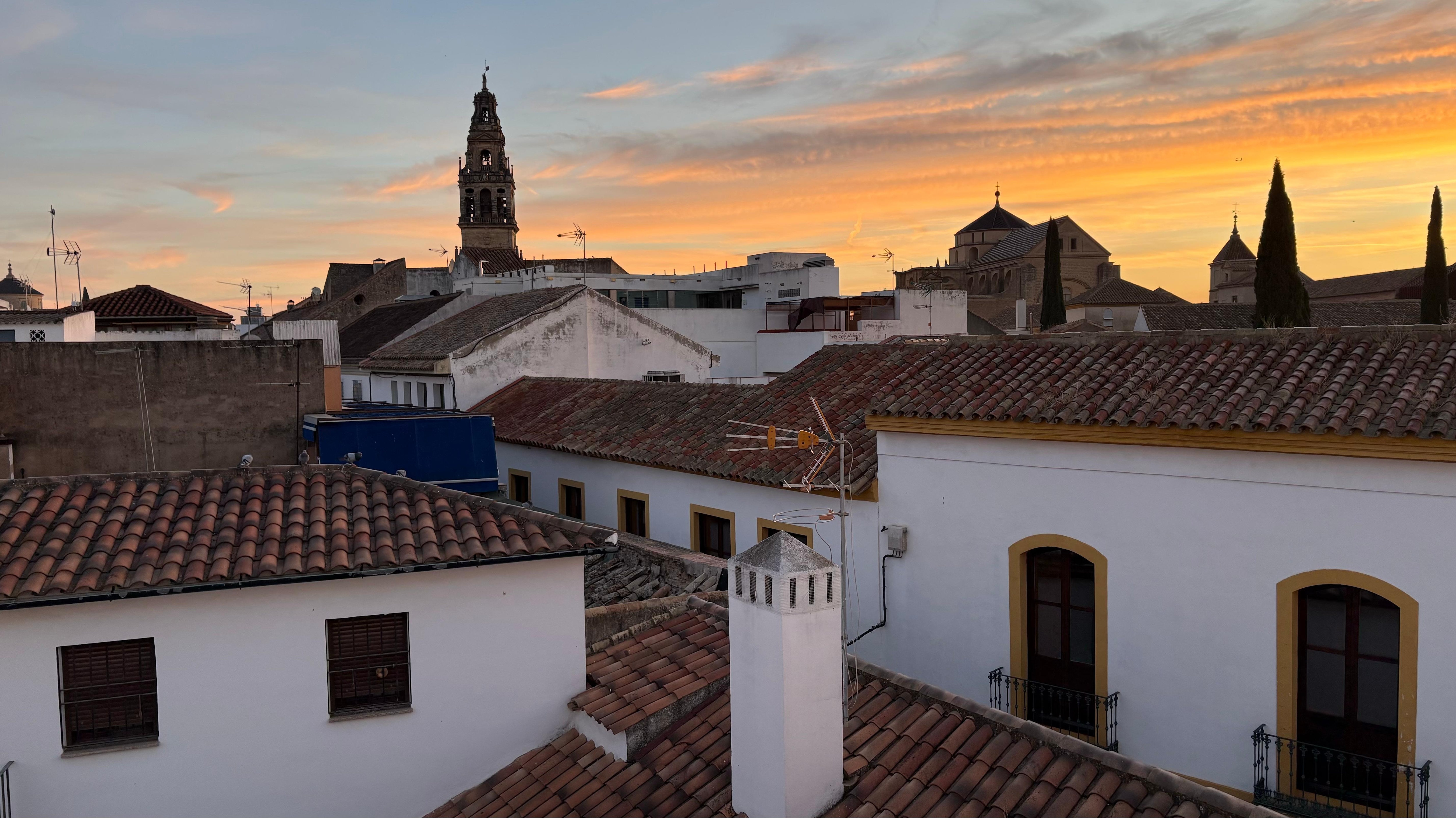 Vue de la chambre le matin