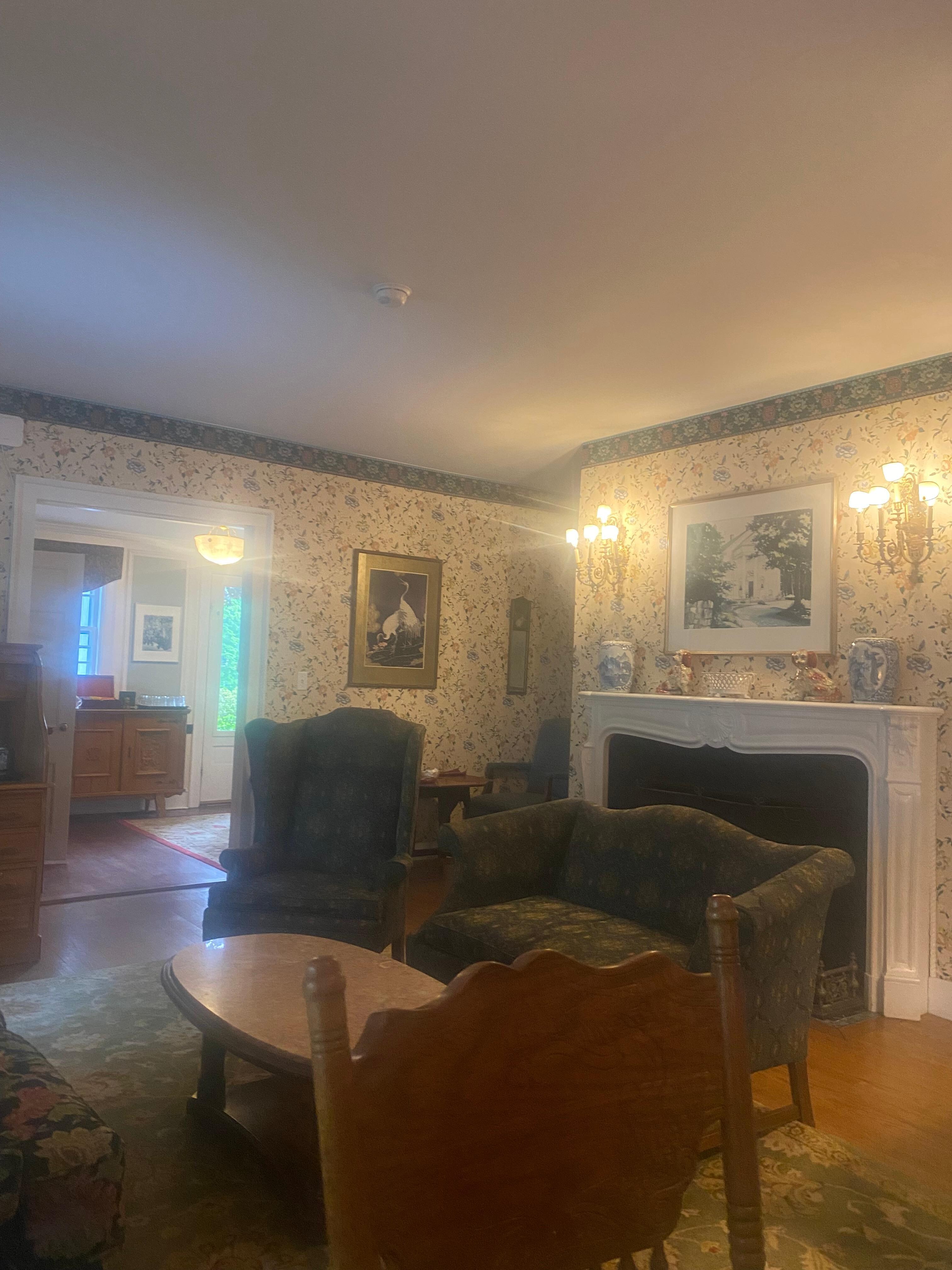 Inside . Very homey 