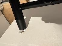 Towel rail almost falling off