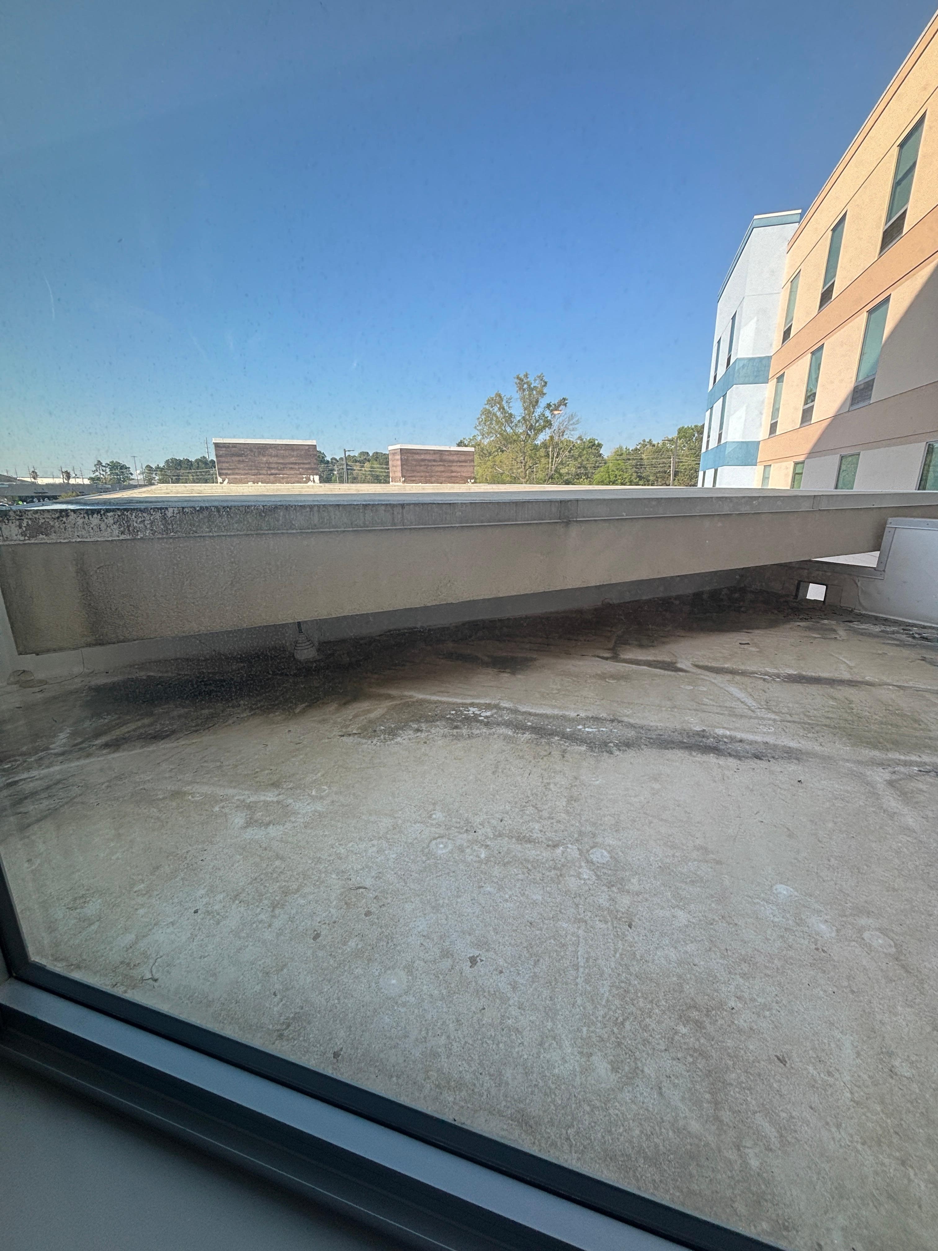 Our scenic view, although there’s nothing to look at in that area anyway