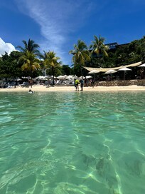 The most beautiful water right off the hotel