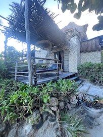 Terrasse de la chambre vue mer