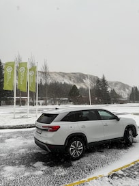 Visão da saída do Hotel