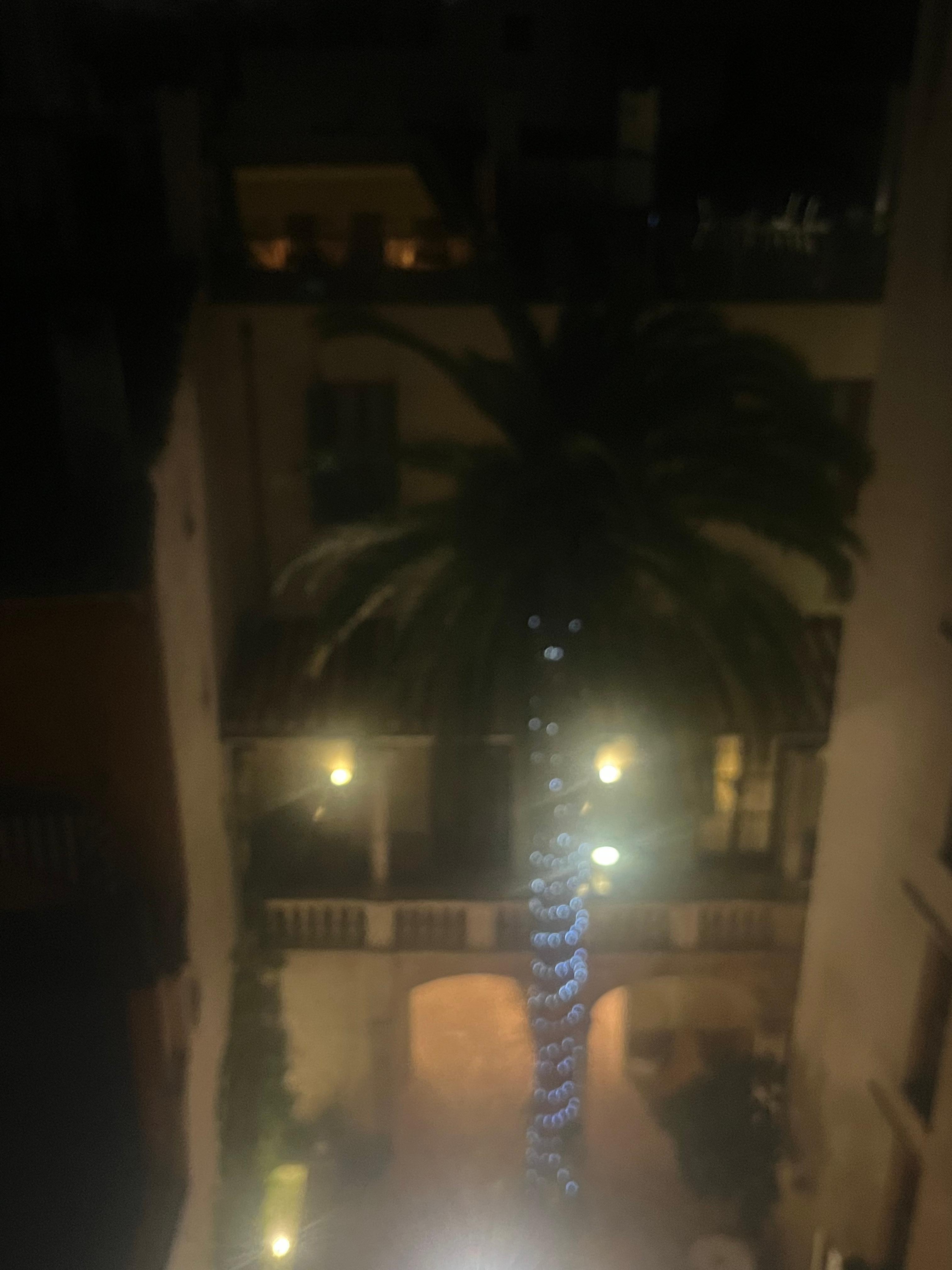 View from our bedroom overlooking the courtyard 