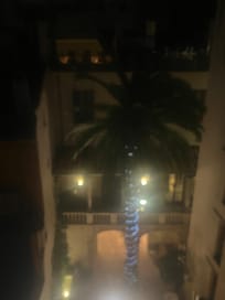 View from our bedroom overlooking the courtyard