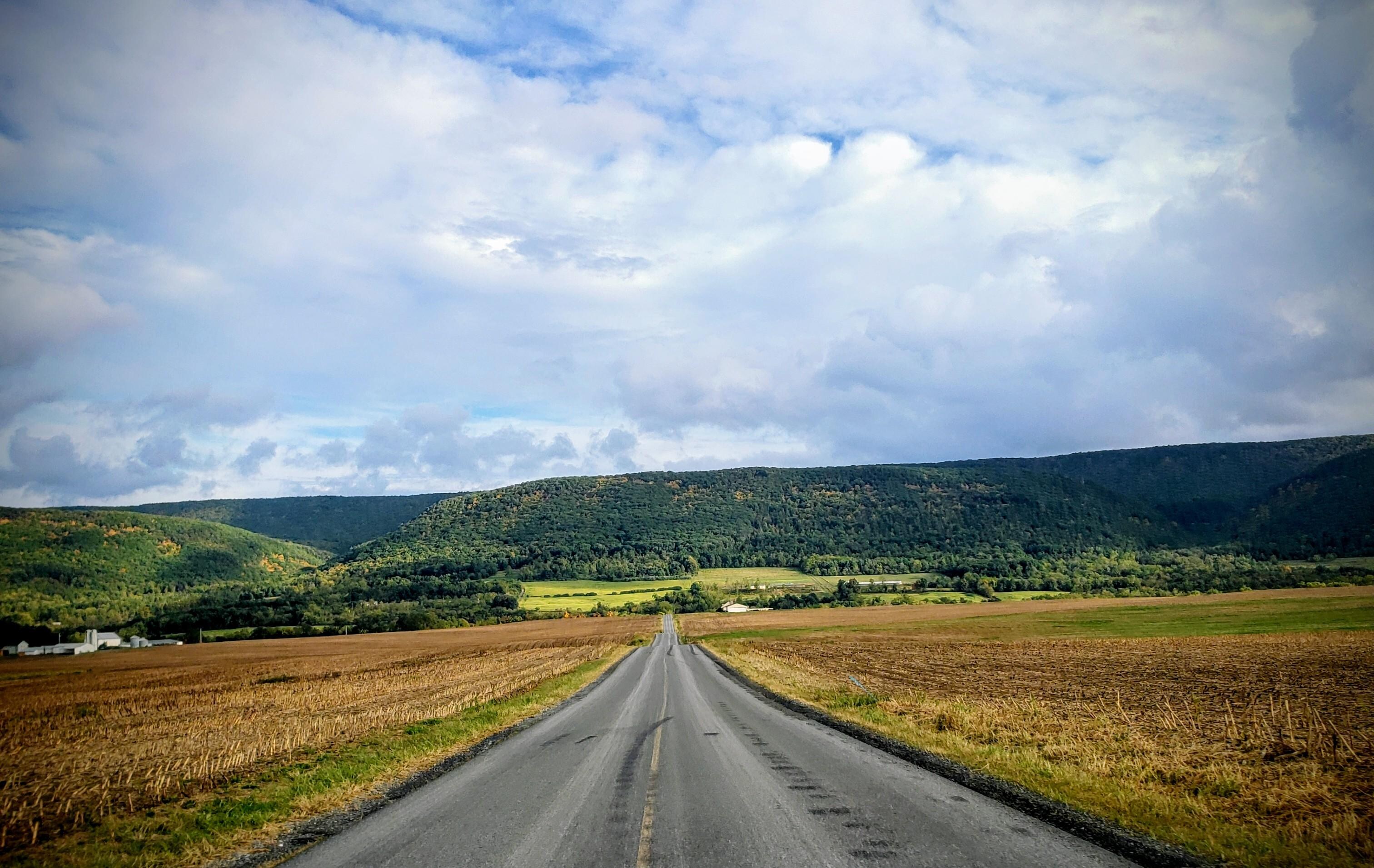 country road in Mill Hall. off of Eisenhower cross road.