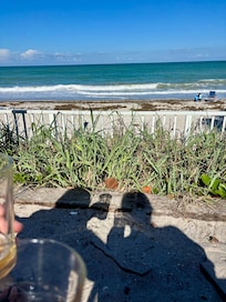 Drinks on the beach