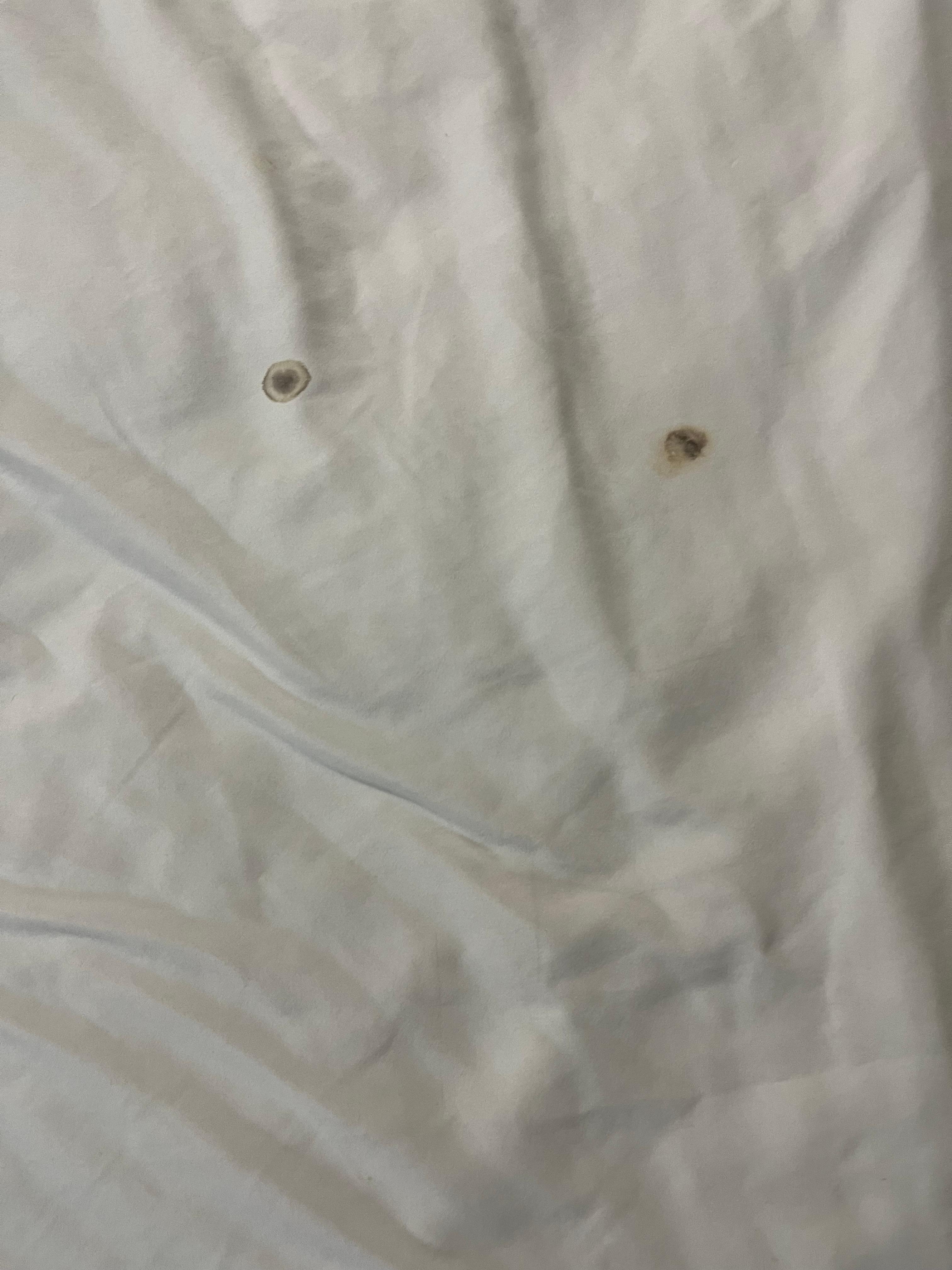 Nasty stained sheets
