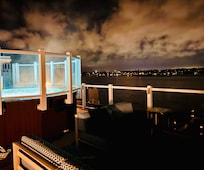 Roof top at night