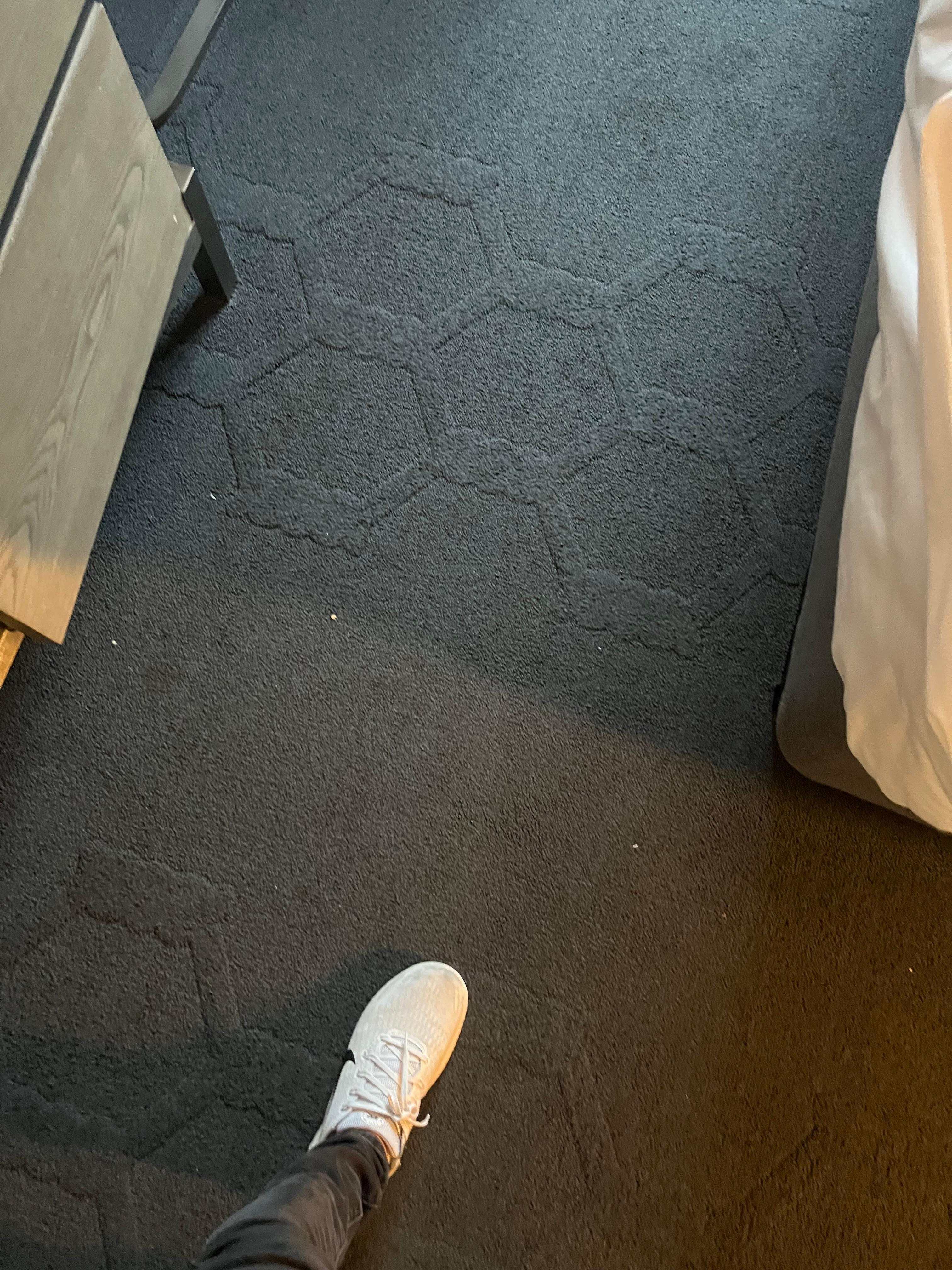 Alfombra vieja y fea