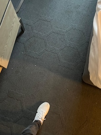 Alfombra vieja y fea