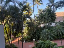 Garden view from our room