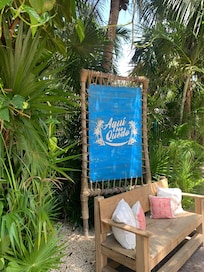 Temporary lunch place. Taxied are always amazing here