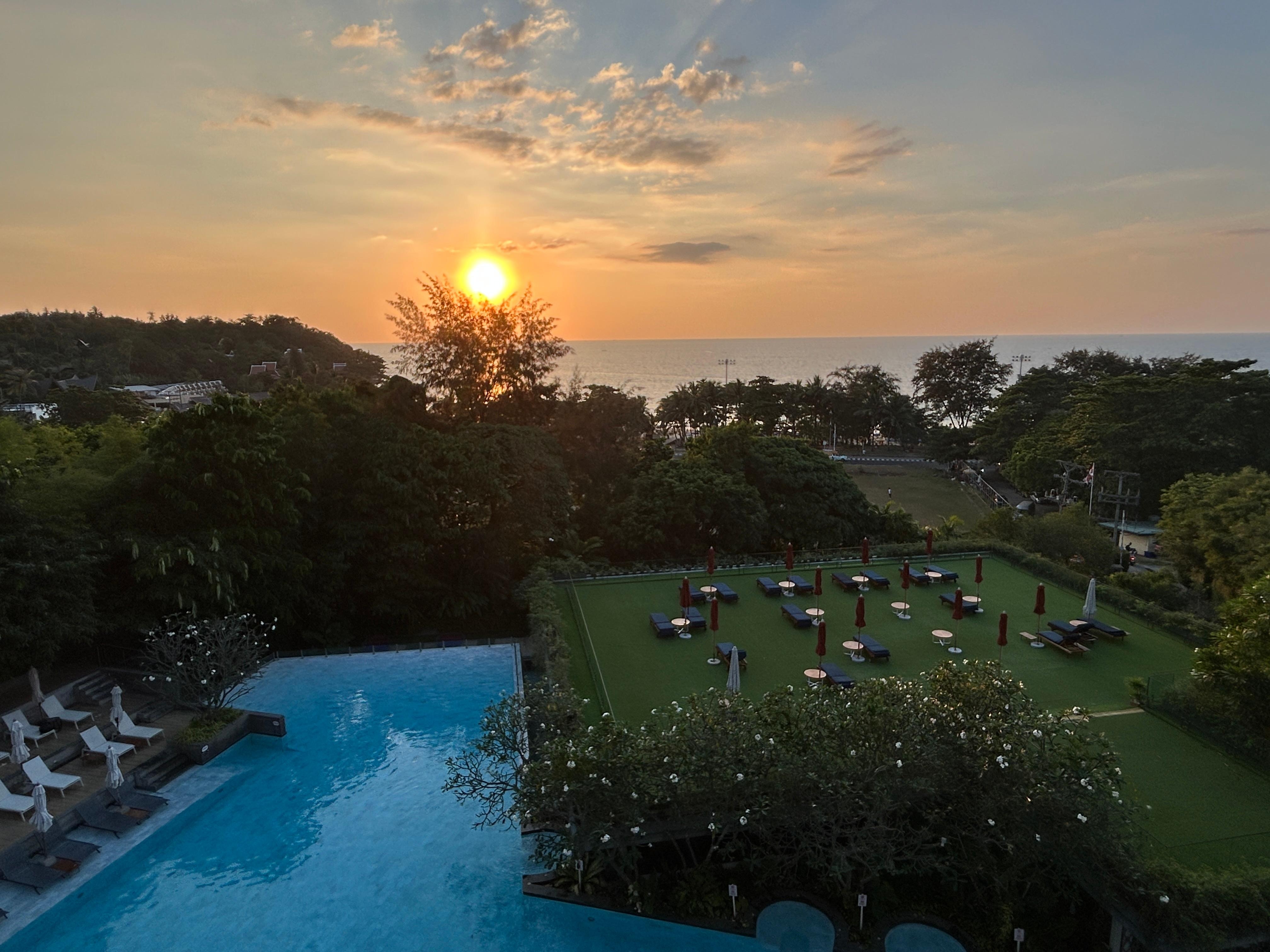 Sunset from our patio