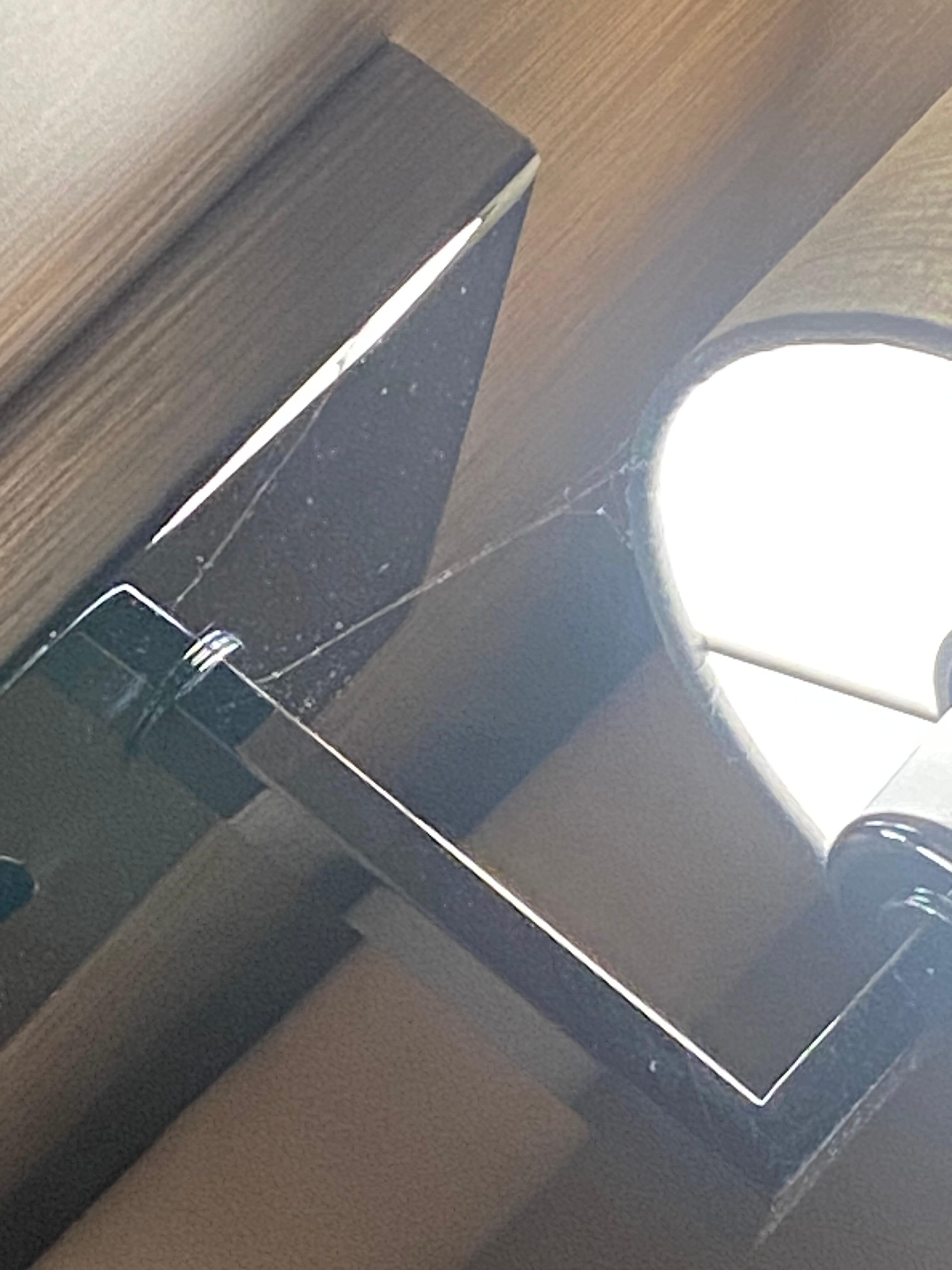 Dust and webs on lighting fixtures, not being dusted/wiped down very well. 