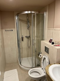 Bathroom was very nice! Plenty of hot water. Clean and modern.