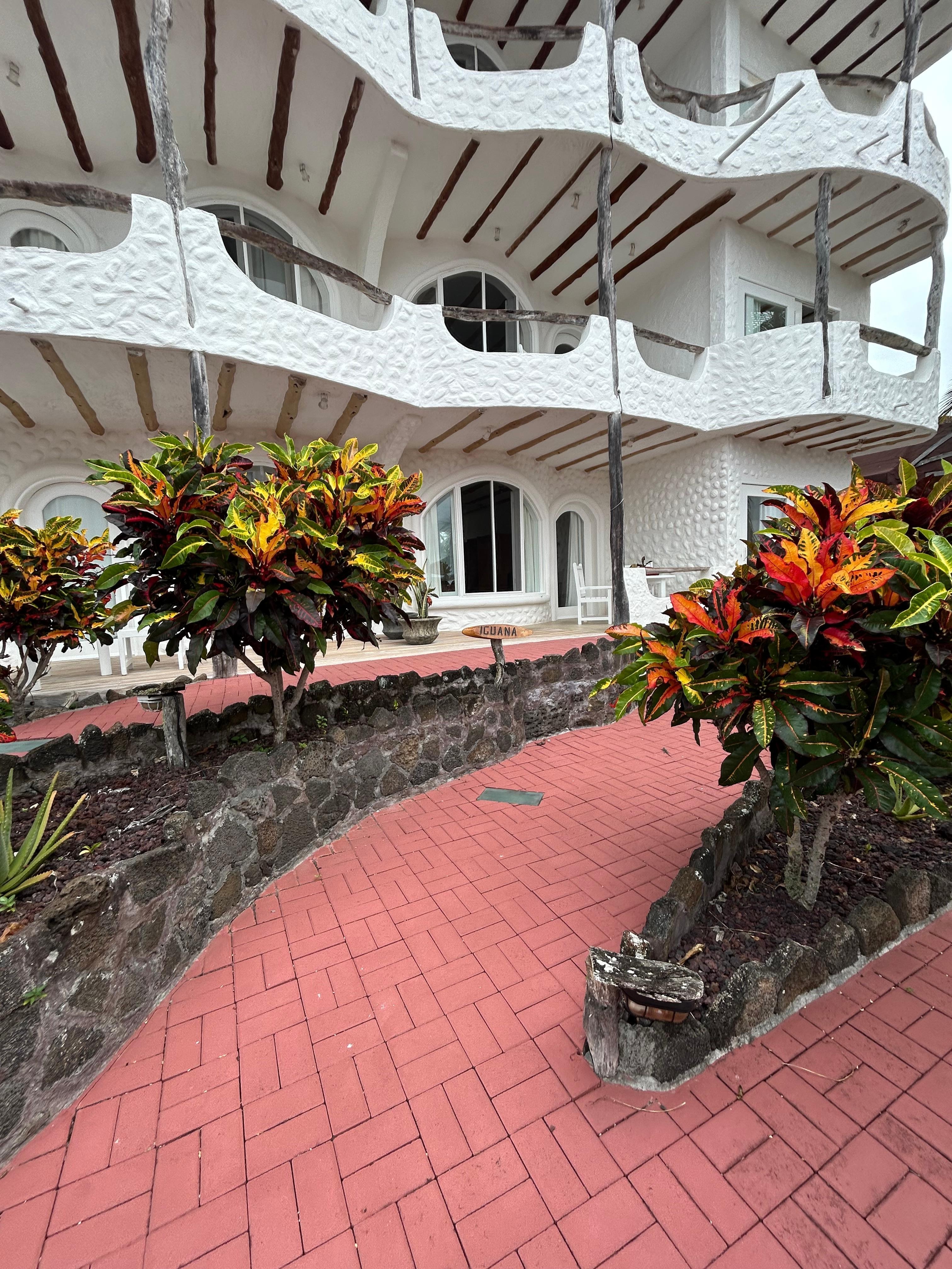 Grounds enroute to some of the rooms