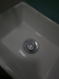 Toothpaste in sink