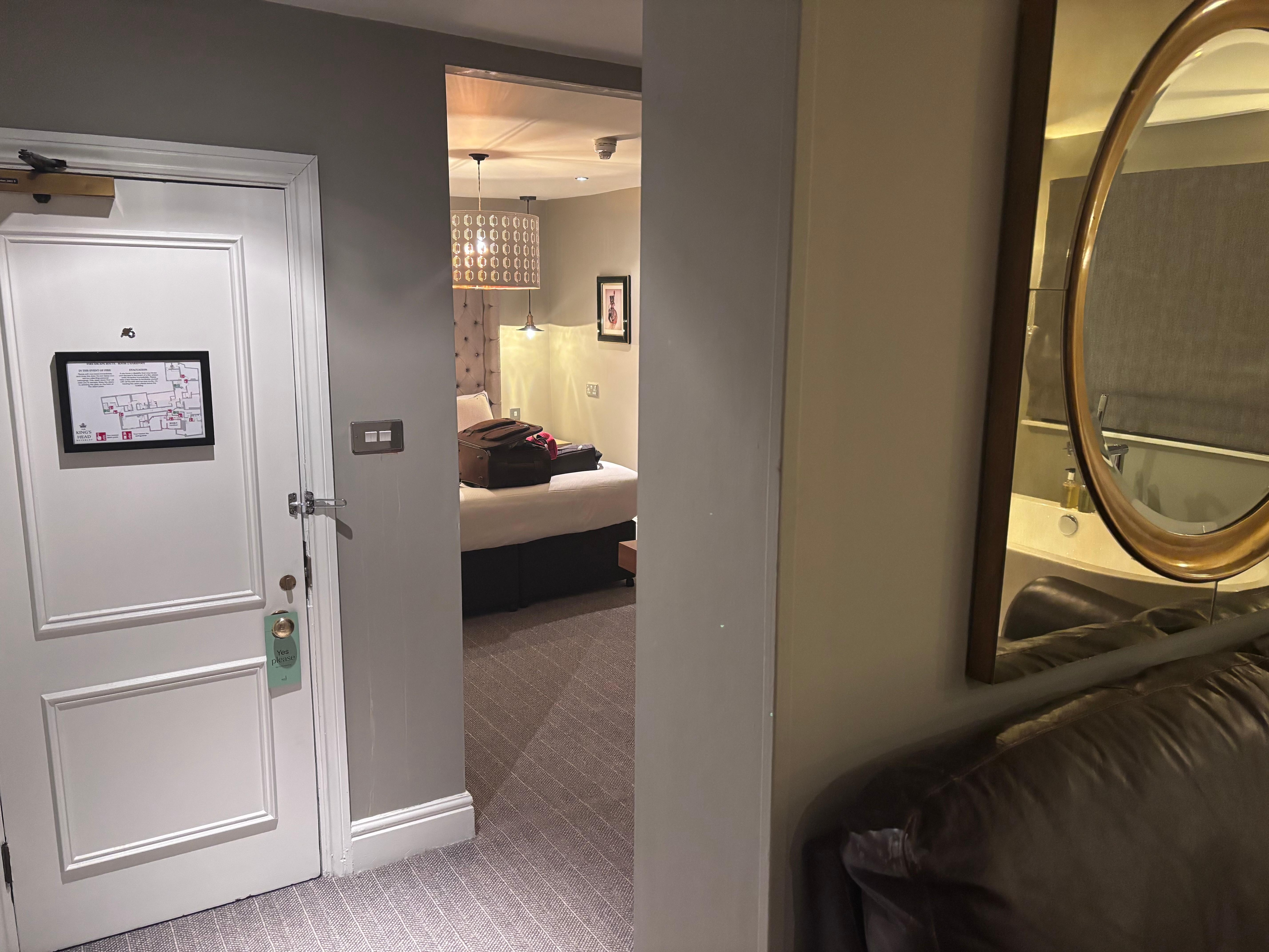 Family room. Fabulous bath with full bathroom through the door with an amazing shower 