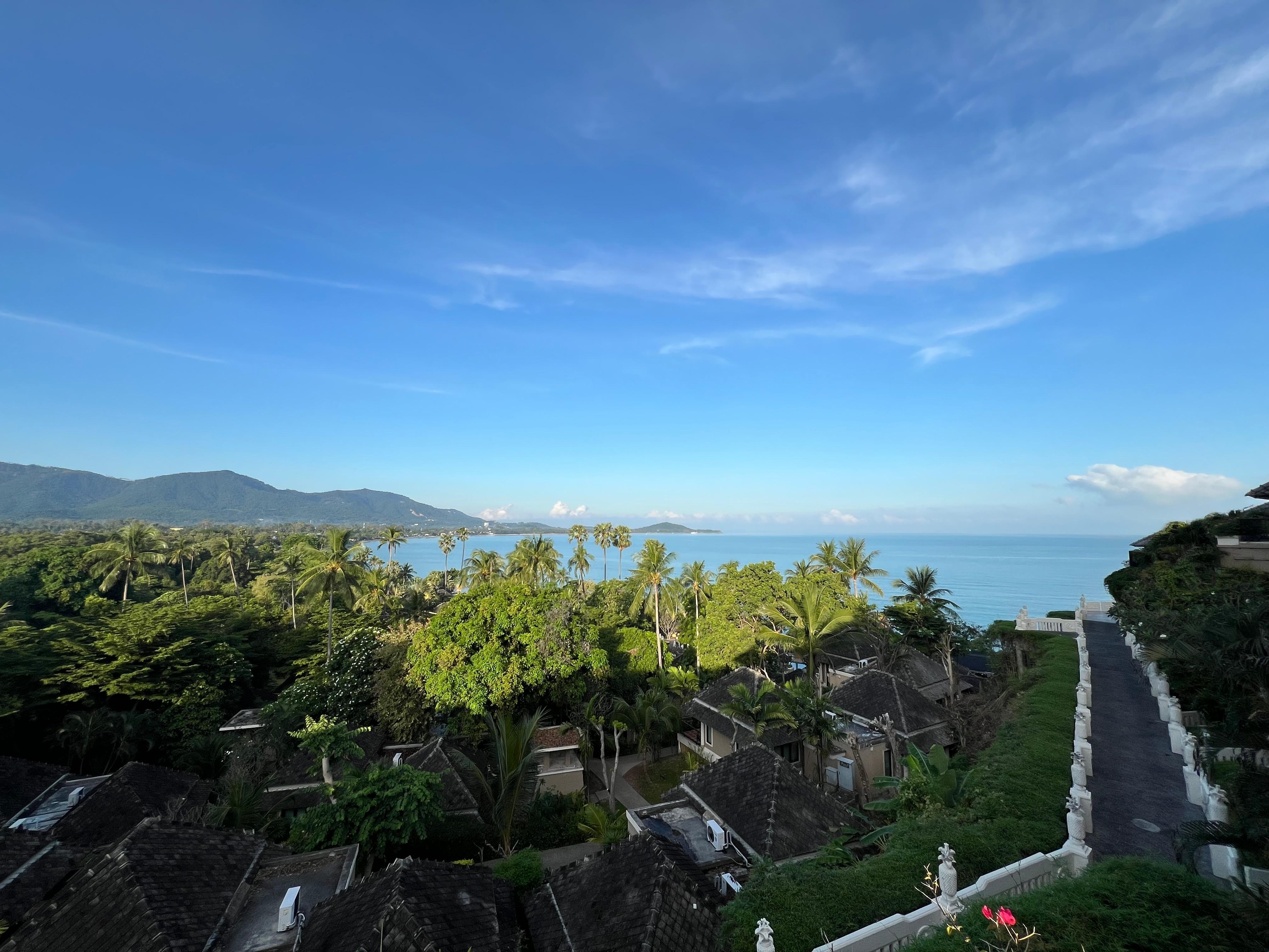 Beautiful view, but old villas