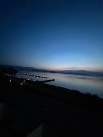 The view from the hotel in the evening.