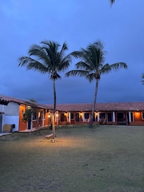 Visão das varandas das suites