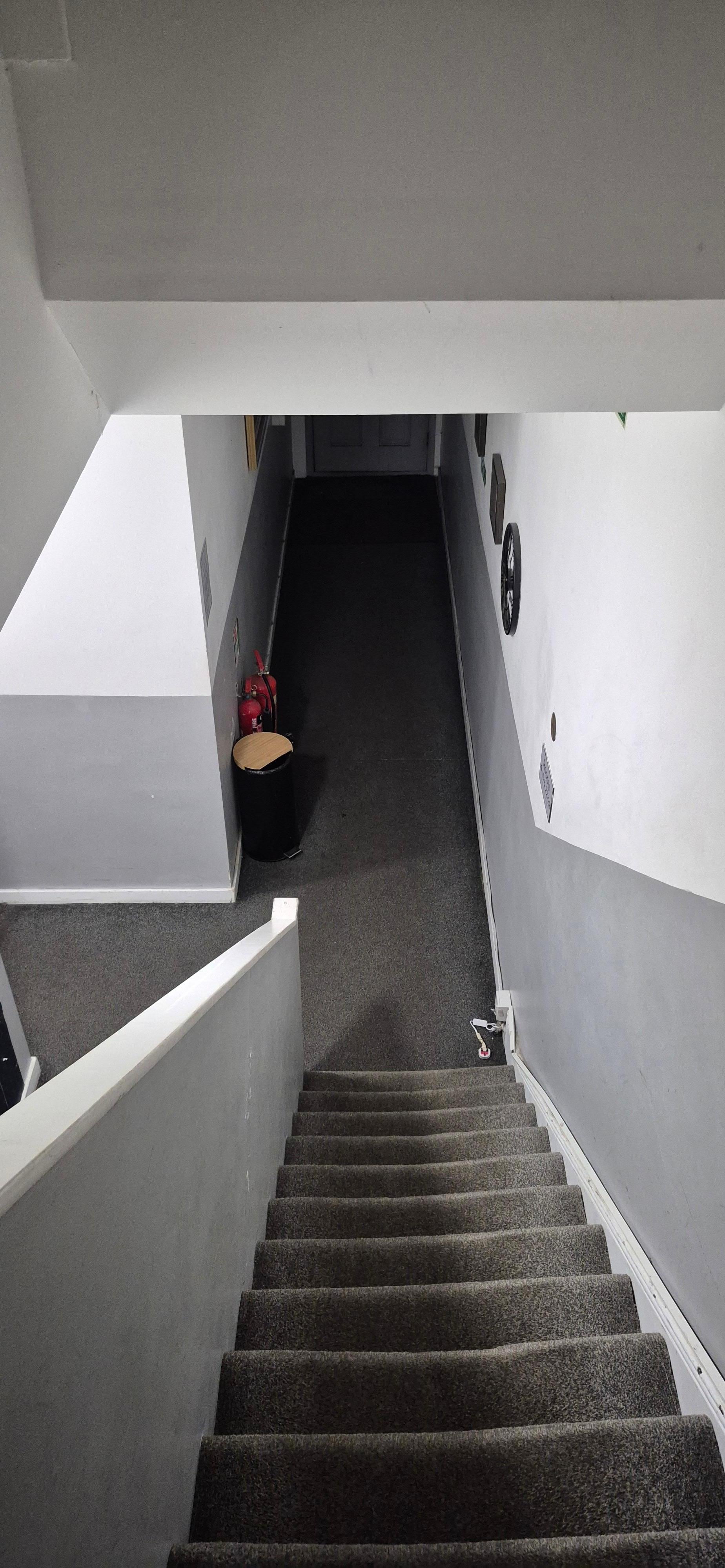 Creepy sensor light stairwell