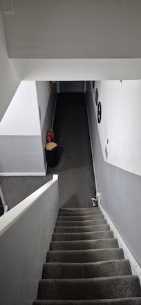 Creepy sensor light stairwell