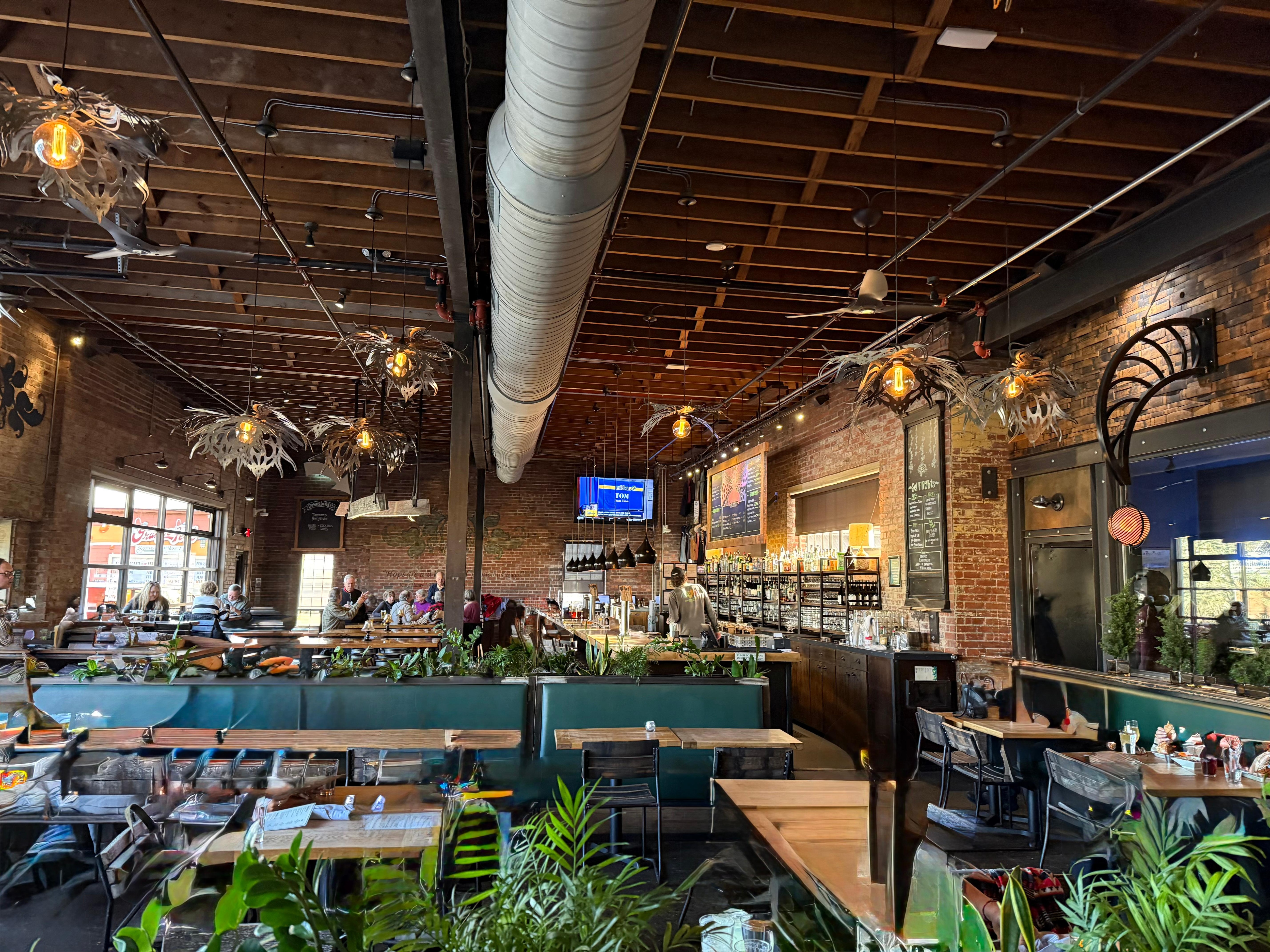 Wicked Weed Brewing was fun with good food. 