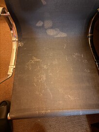 The chair was dirty, we could not use it