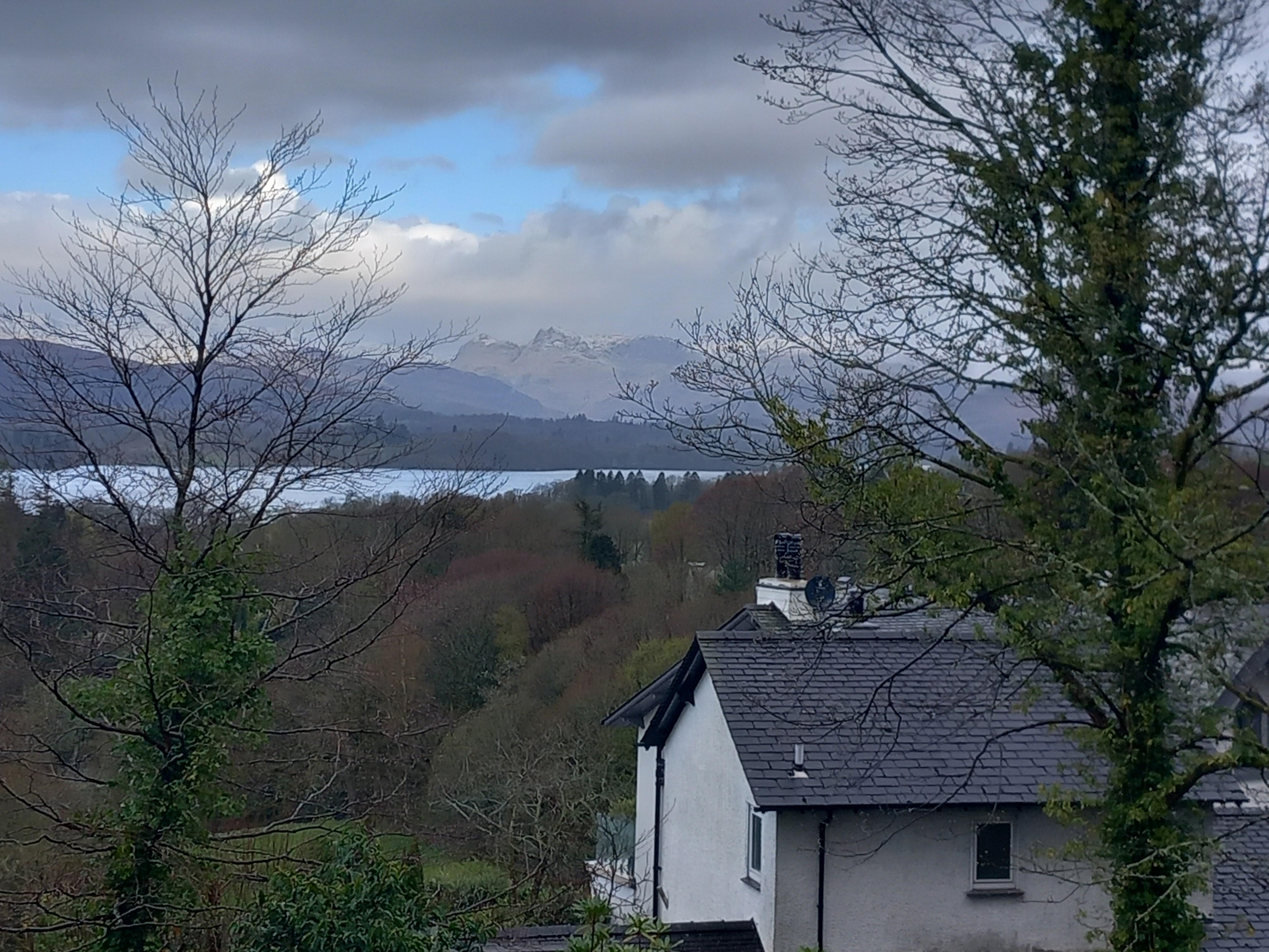 View from the gardens.