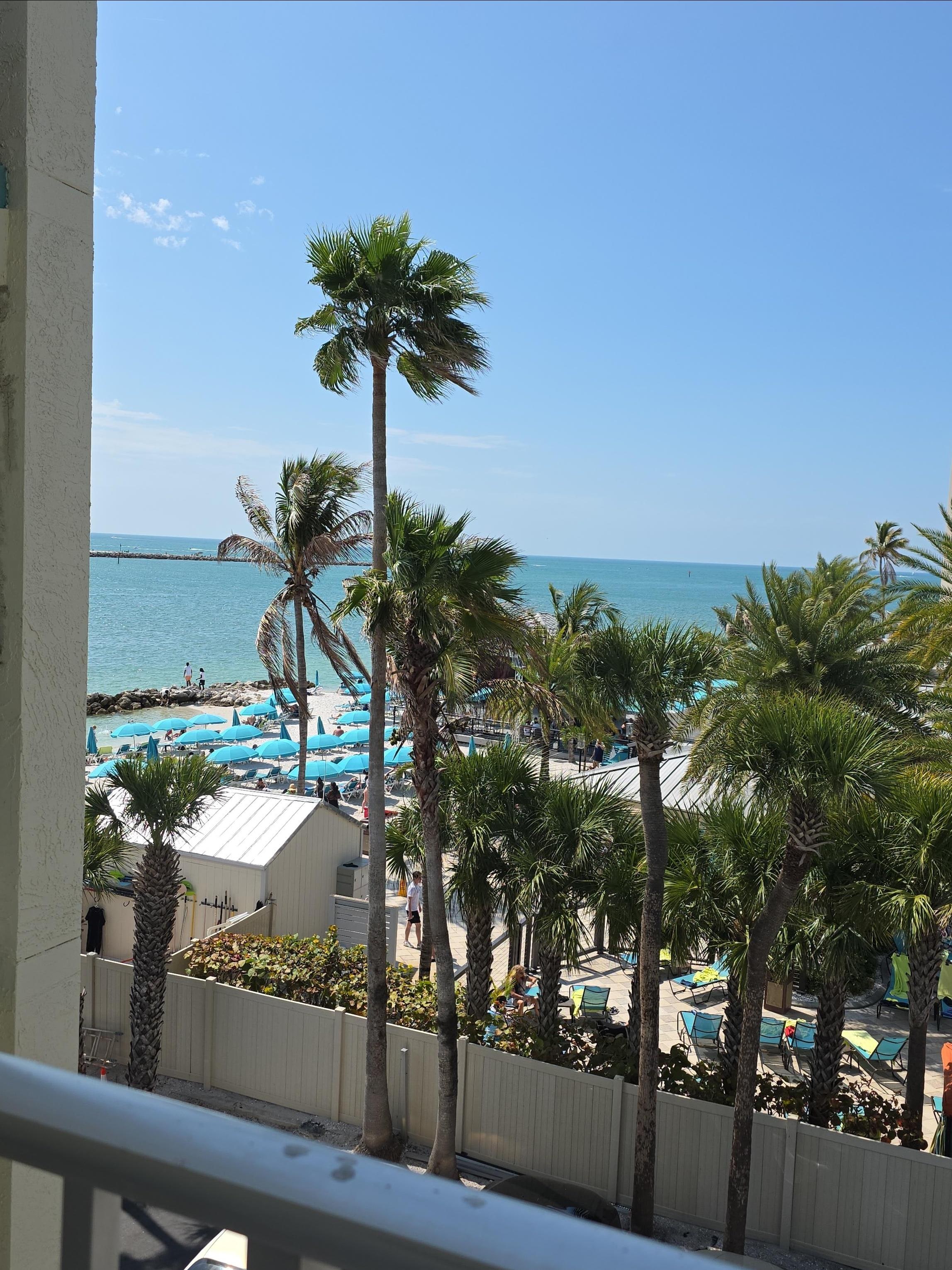 View from our balcony.