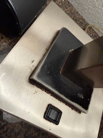 Lampshade close up on nightstand