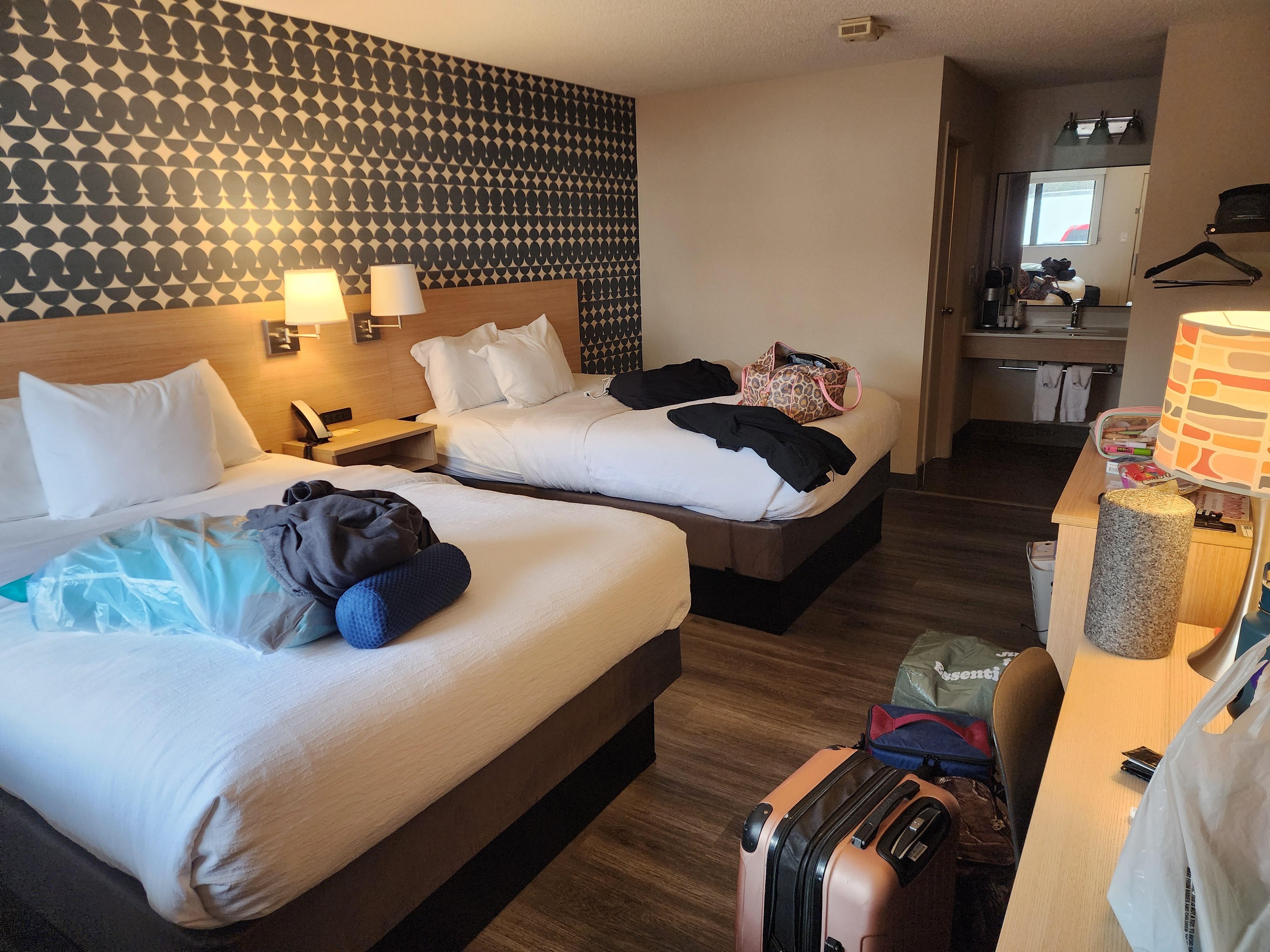 Large enough for my daughter and me.